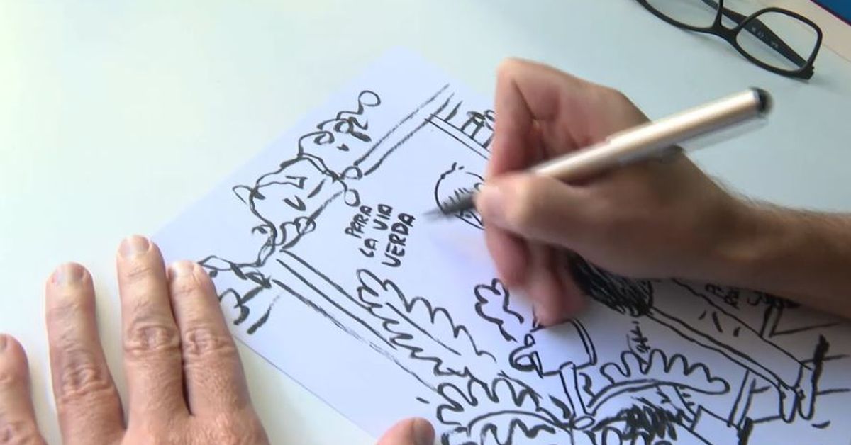 Entrem a l'estudi de Paco Roca, autor del mural que homenatja als ...