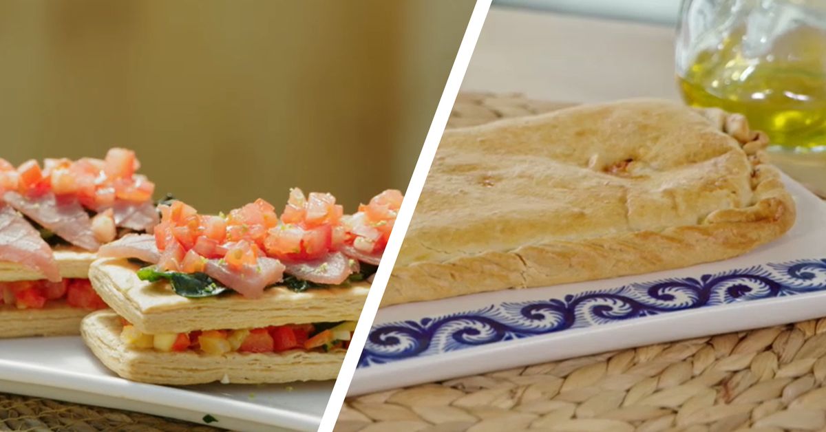Cruixent d'Onda amb sashimi de tonyina - À Punt
