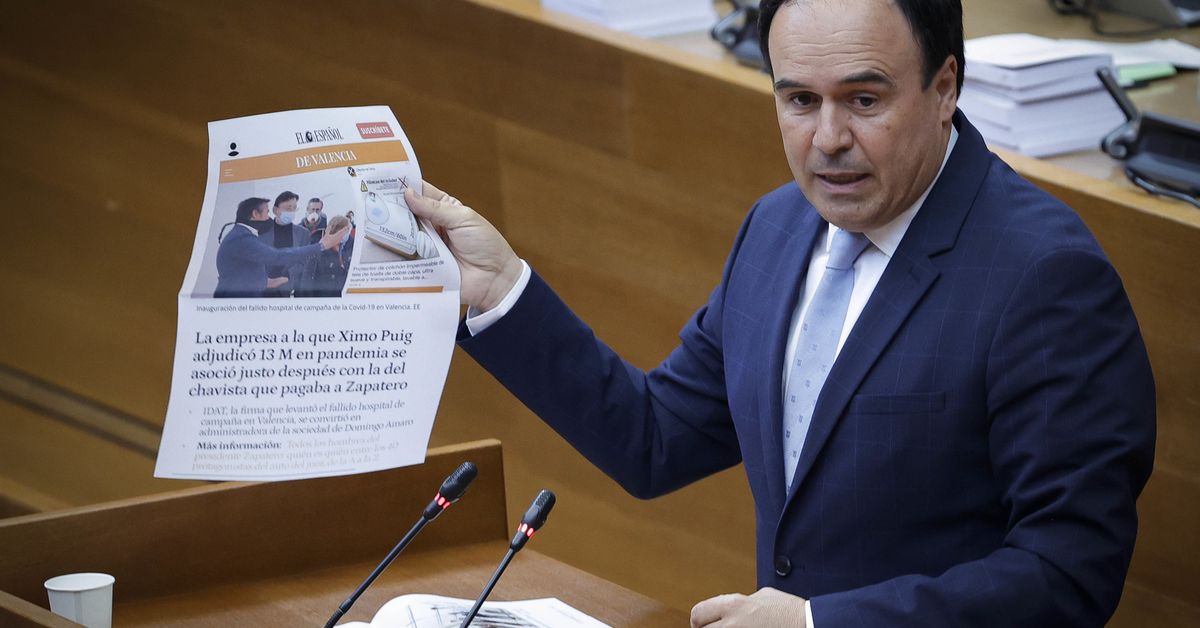 Pérez Llorca anuncia que portarà a la Fiscalia expedients del Consell ...