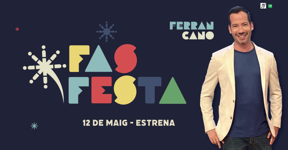 10.05.2023 | Ferran Cano presenta 'Fas Festa', el nou programa de la televisió d’À Punt per a ...