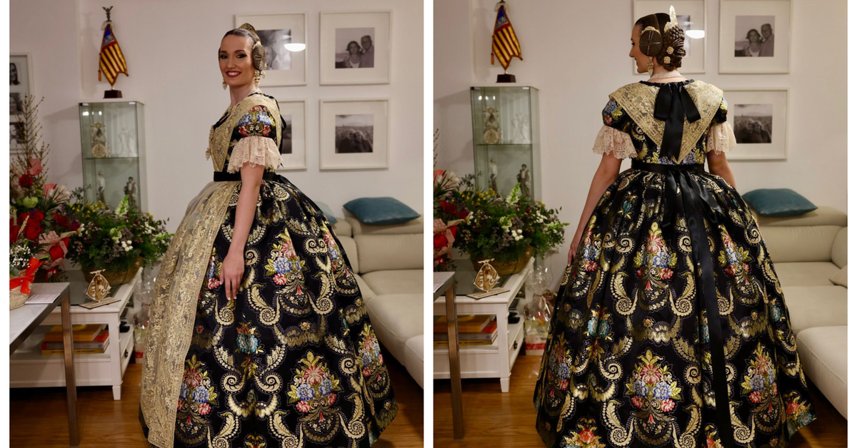 Negre atzabeja: el color triat per la fallera major de València per al ...